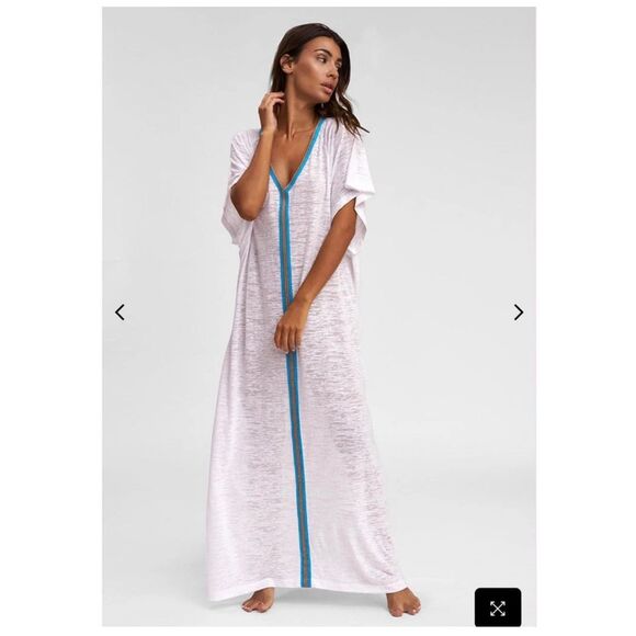 Pitusa | Swim | Pitusa Inca Abaya White Swim Coverup Caftan Dress ...